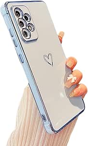 Amazon.com: ZTOFERA Designed for Samsung Galaxy A52/A52S Case,Cute Plating Edge Love Hearts ...