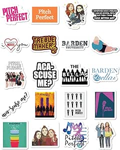 Amazon.com: 20 Pcs Stickers Pack Pitch Colorful Perfect Laptop ...