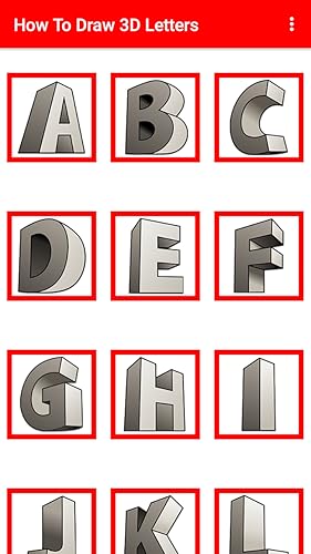 How To Draw 3d Letters Alphabet Step By Step