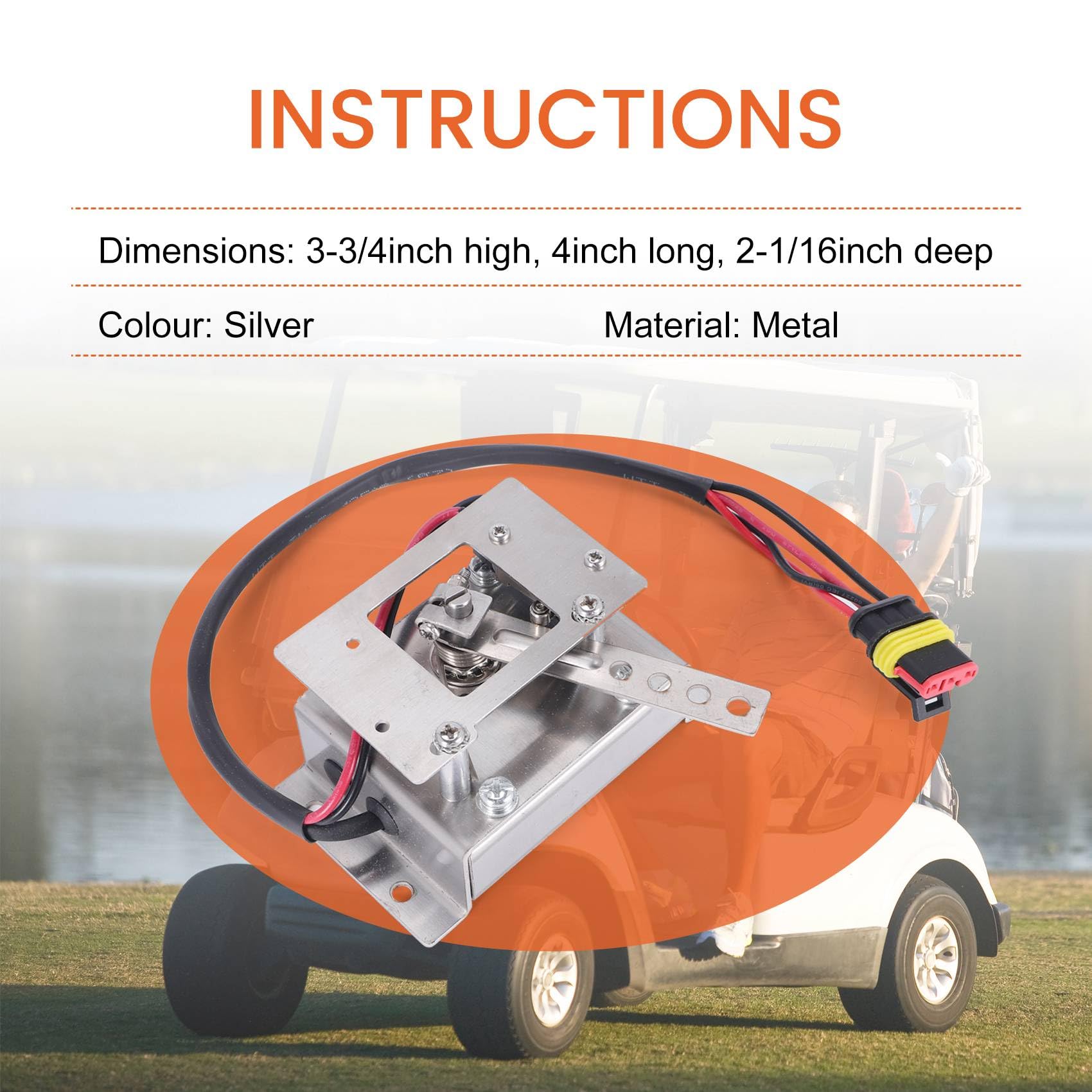 Bobcat Skid Steer Throttle Throttle Potentiometer PB-6 Type 0-5K With 3 ...