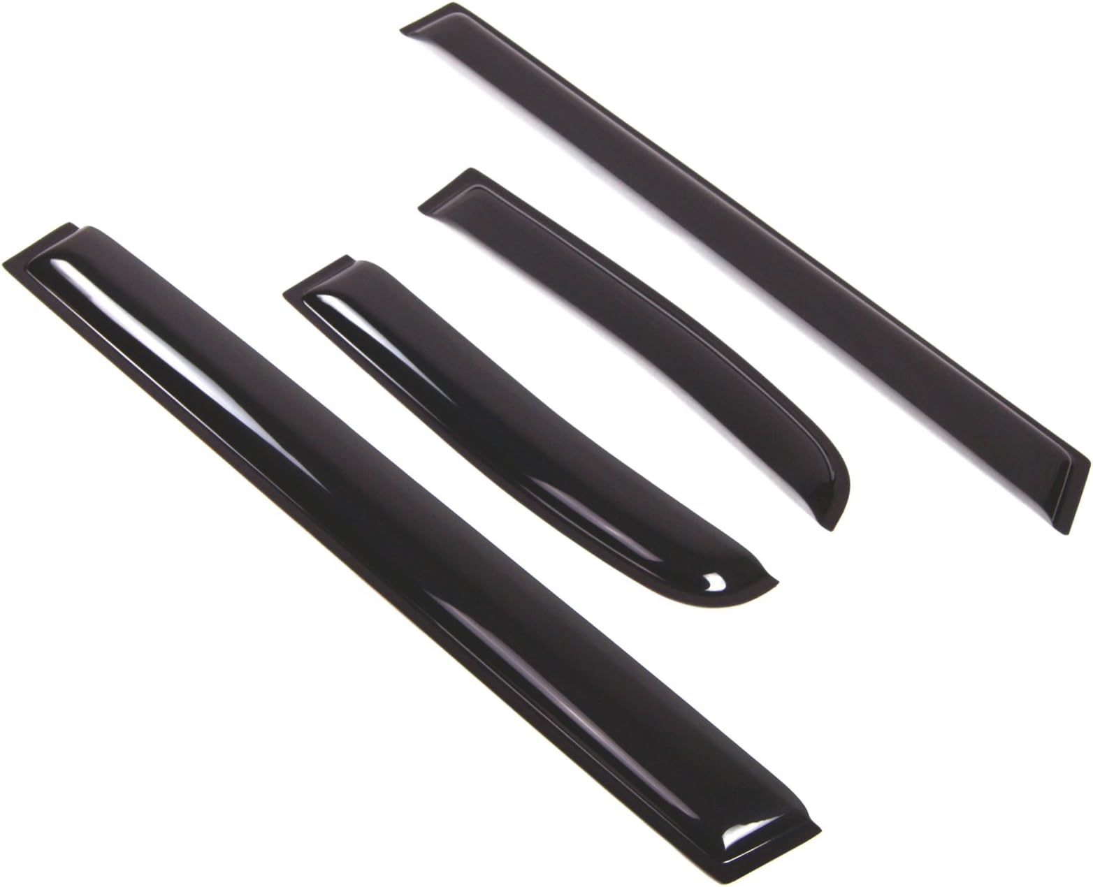 Amazon.com: MUYQAVMZD 4Pcs Sun Wind Deflectors Vent Visor Side Window ...