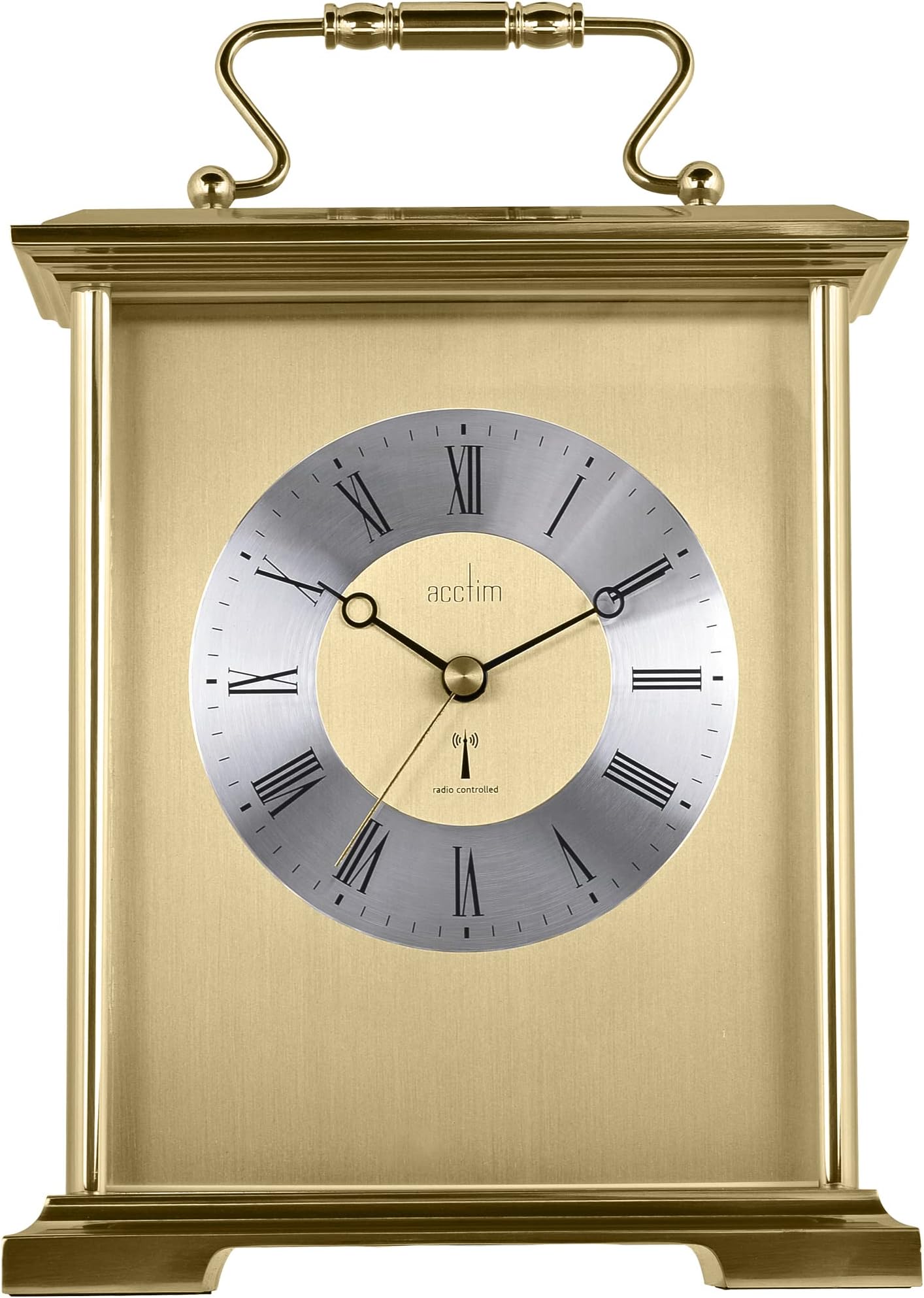 Acctim Tabletop Quartz Mantel Clock, Metal, Gold, One Size : Amazon.co ...