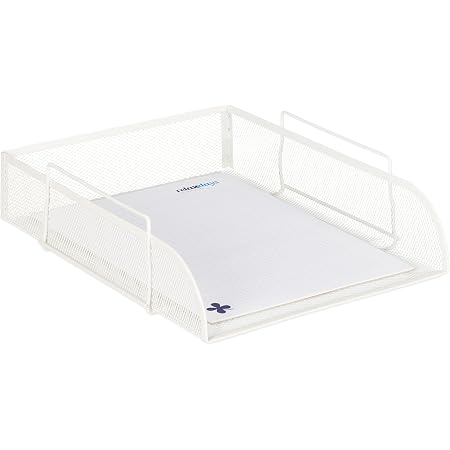 2 x stapelbare Dokumentenablage, für DIN A4, Gitter Design, Briefablage ...