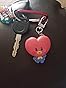 BT21 Baby Series TATA Character Cute Mini Figure Keychain Key Ring Bag ...