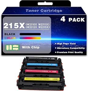 Amazon.com: 215X W2310A W2311X W2312X W2313X Toner Cartridges ...