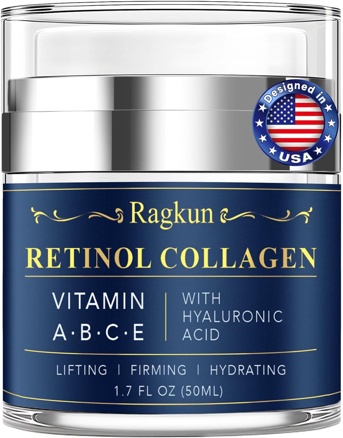 Amazon.com: Ragkun Face Moisturizer Retinol Cream - Neck Collagen ...