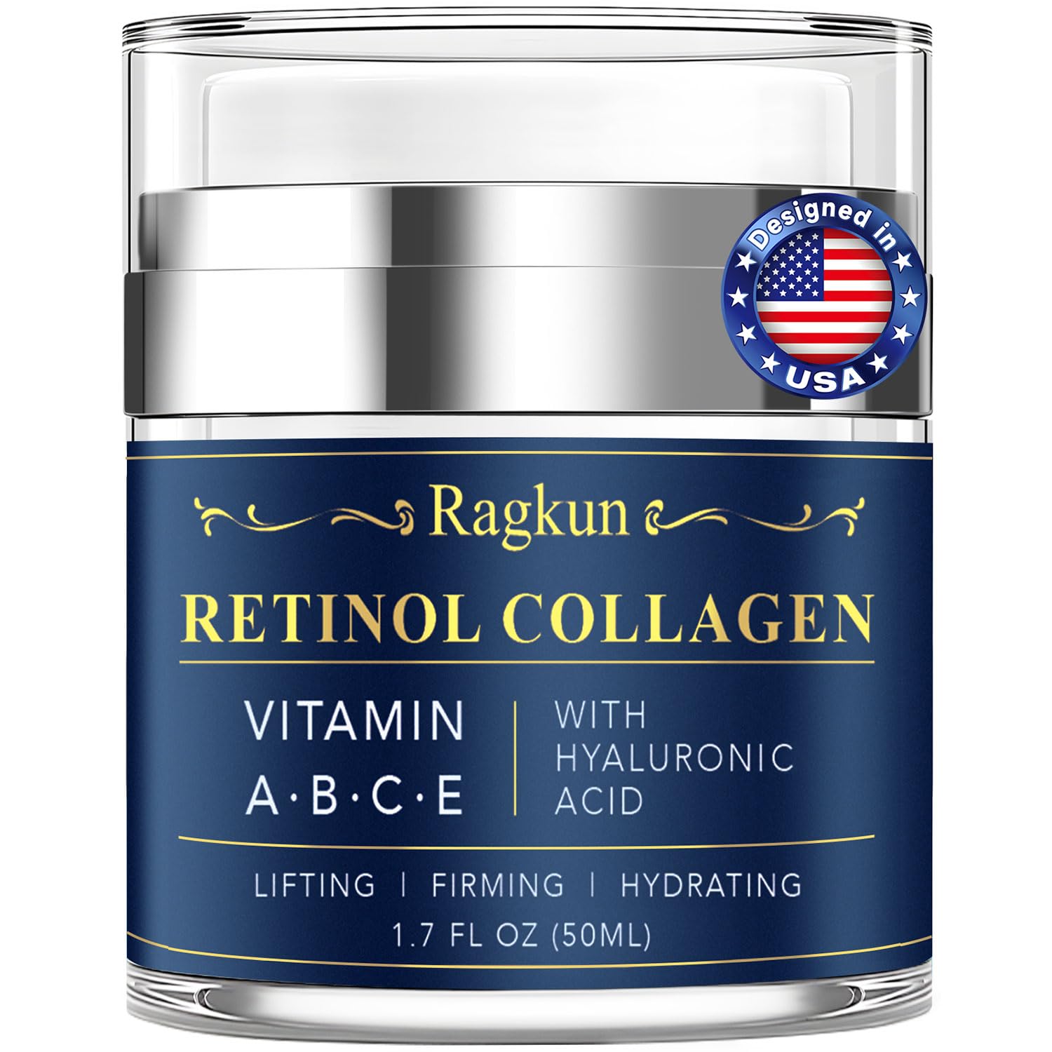 Amazon.com: Ragkun Face Moisturizer Retinol Cream - Neck Collagen ...