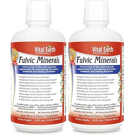 Amazon.com: Inner Vitality, Fulvic/Humic Minerals, 32 oz (946 ml ...