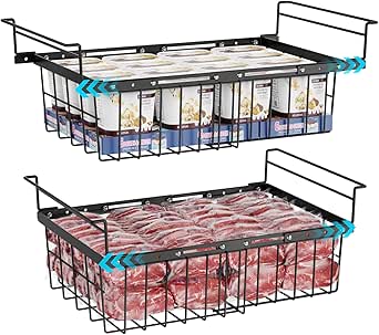 Amazon.com: iSPECLE Large Chest Freezer Organizer Bins - 19.3" to 24.8 ...