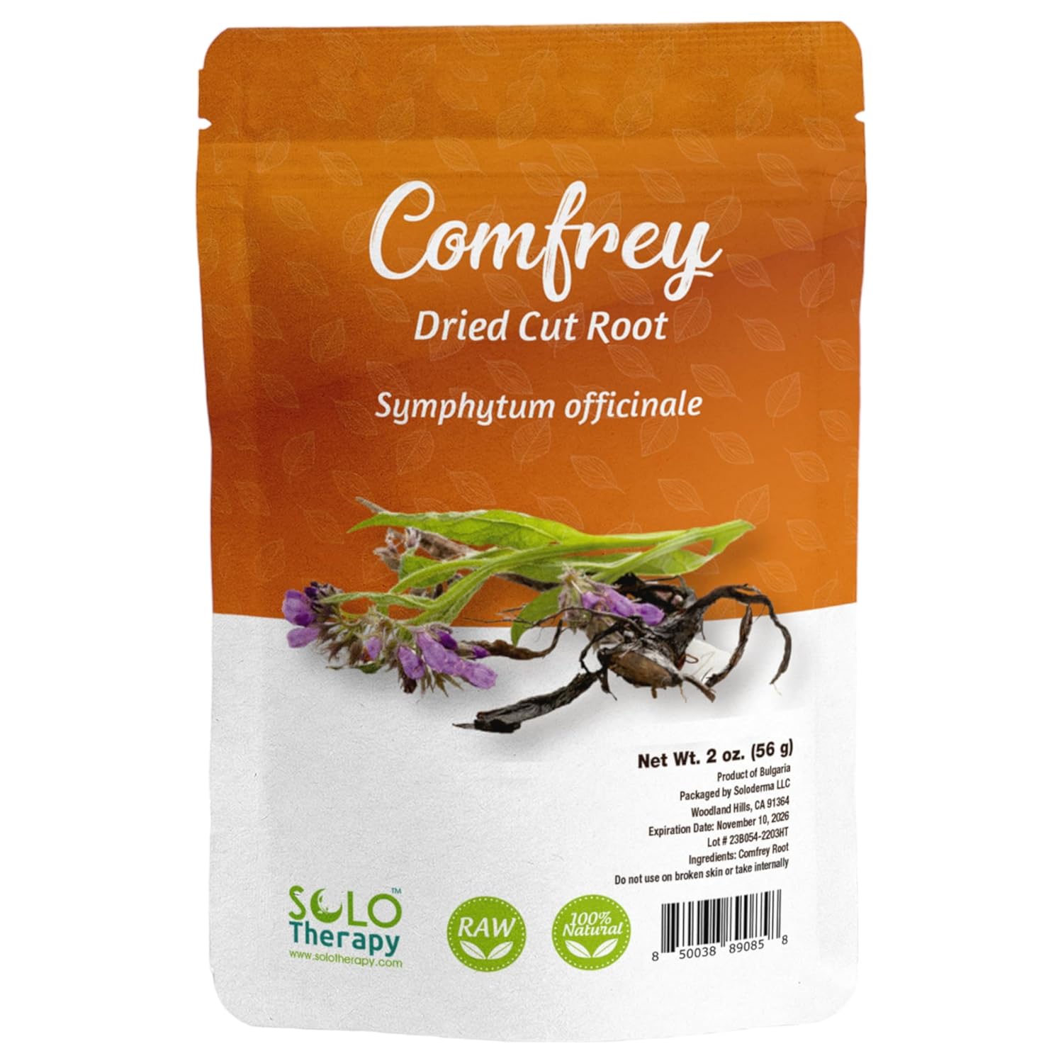Amazon.com : Comfrey Root Cut and Sifted - 56 grams - For External Use ...