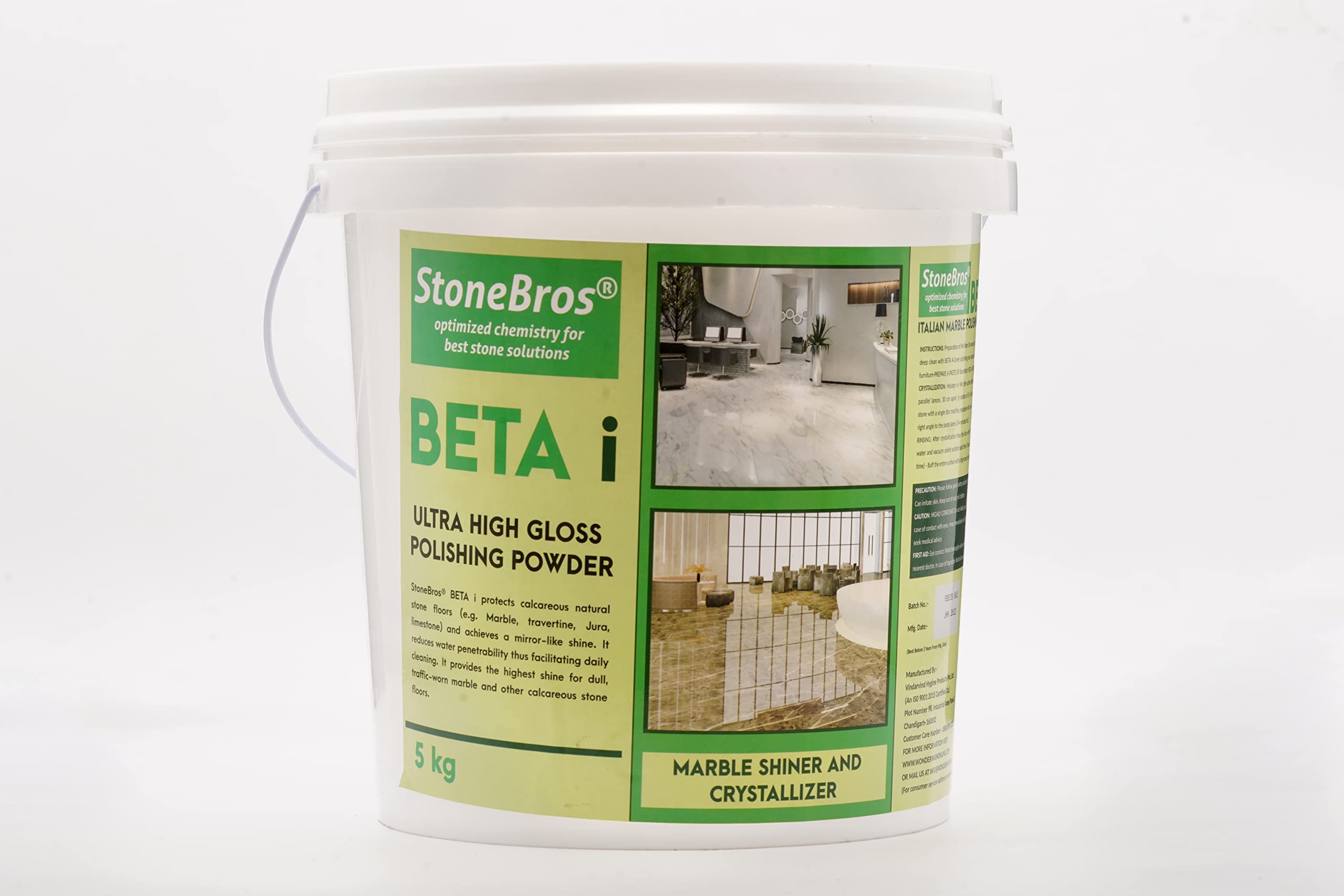 Marble Polishing Powder (Stone Bros) 5Kg | High Gloss Reflection ...