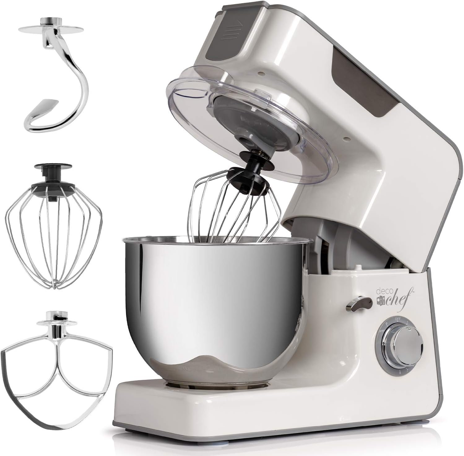 Amazon.com: Stand Mixer, Zuccie 4.8QT Kitchen Electric Stand Mixer ...