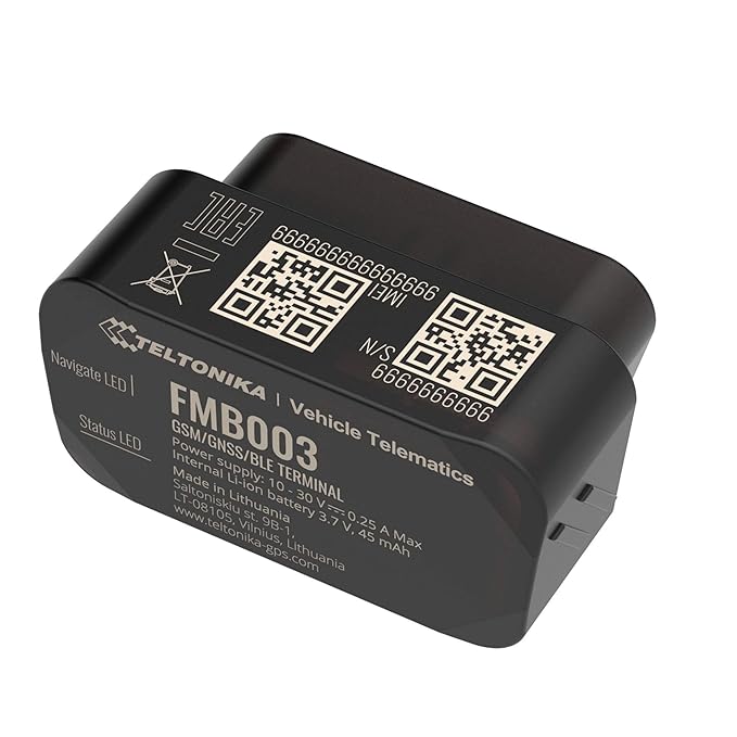 Teltonika FMB003 OBD OEM Data Reader, Ultra Small Plug and Play GPS ...