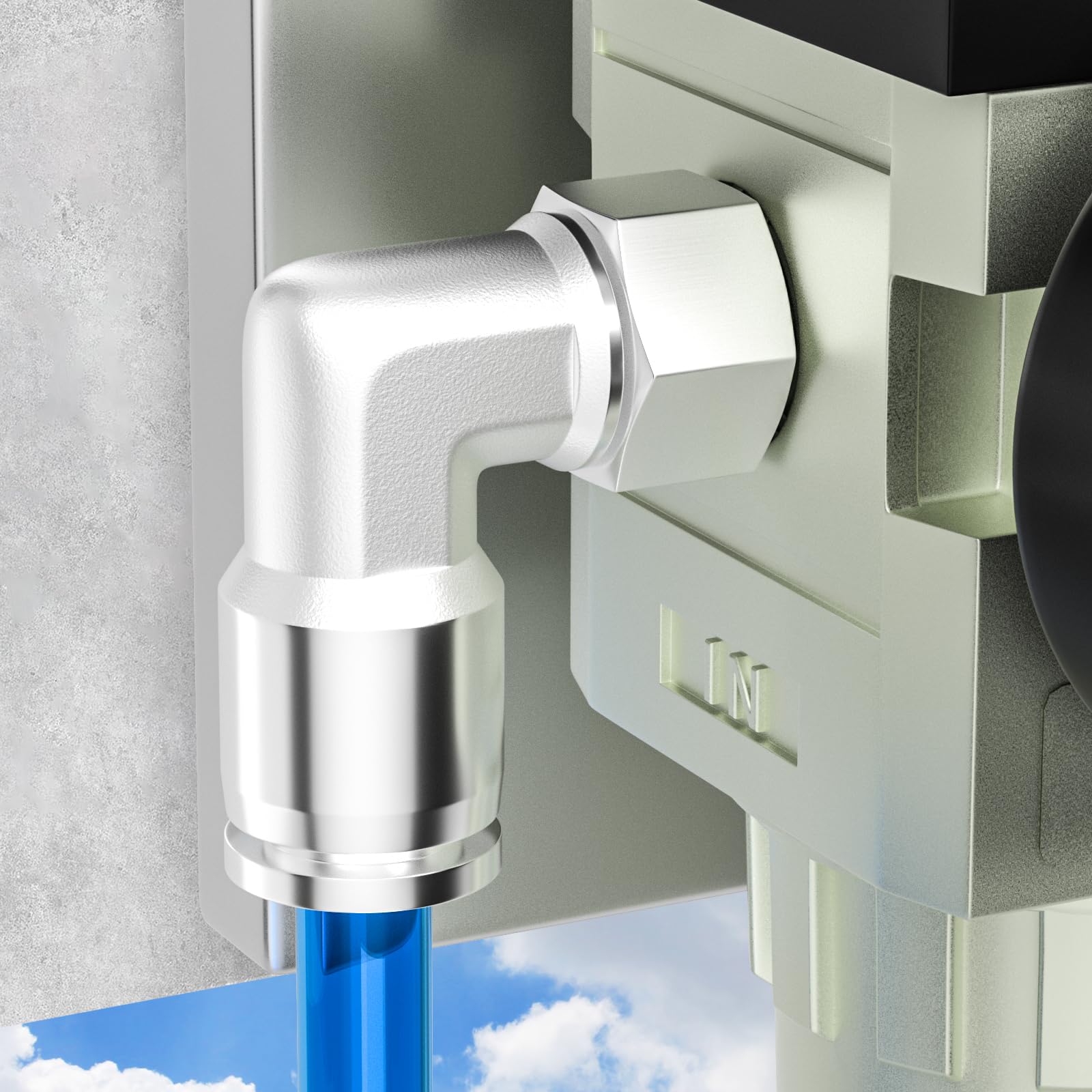 Snapklik.com : TAILONZ PNEUMATIC 304 Stainless Steel Male Elbow 4MM ...