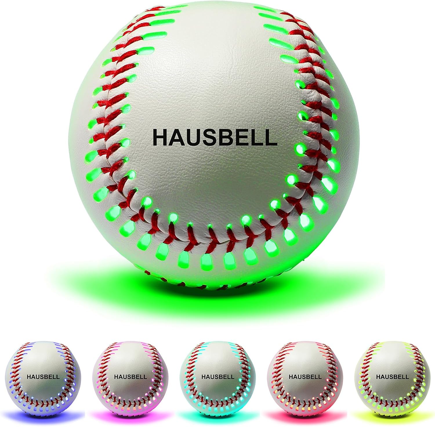 Amazon.com : HAUSBELL Light Up Baseball, Glow in The Dark Baseball with ...