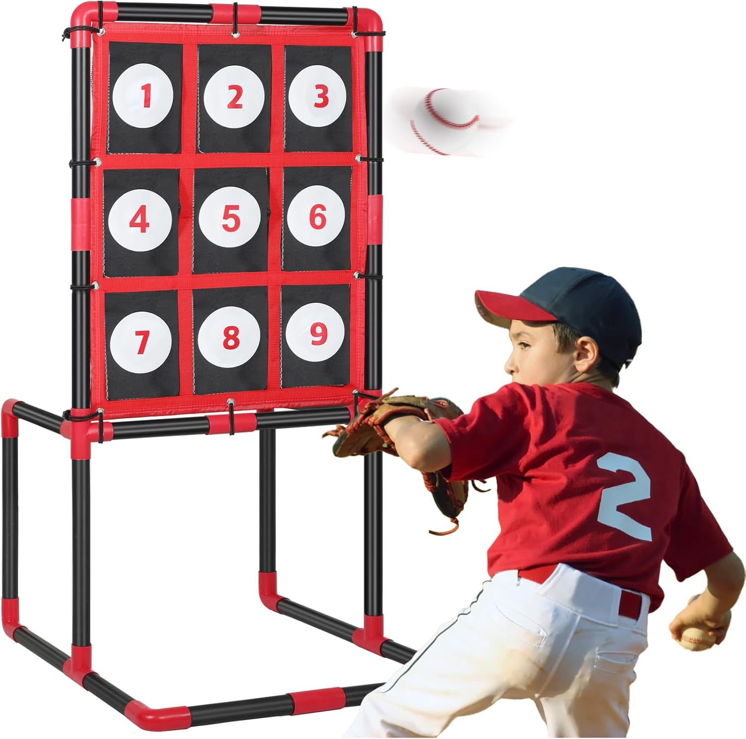 Amazon.com : Baseball Strike Zone Target for Plastic Balls Pitching ...