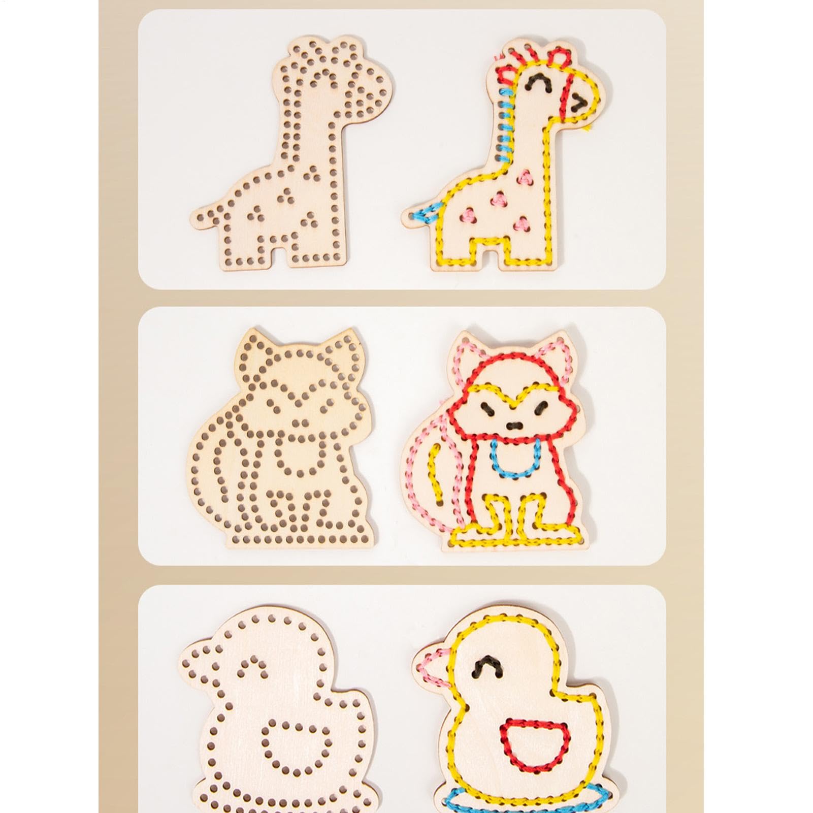 Lacing Cards Fine Motor Skills Sewing Cards For Kids Lacing Cards For ...