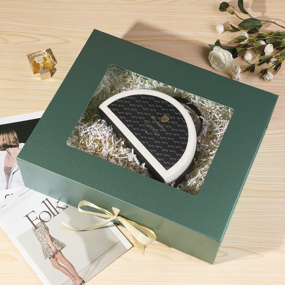 Snapklik.com : PLINJOY Extra Large Green Gift Box For Presents