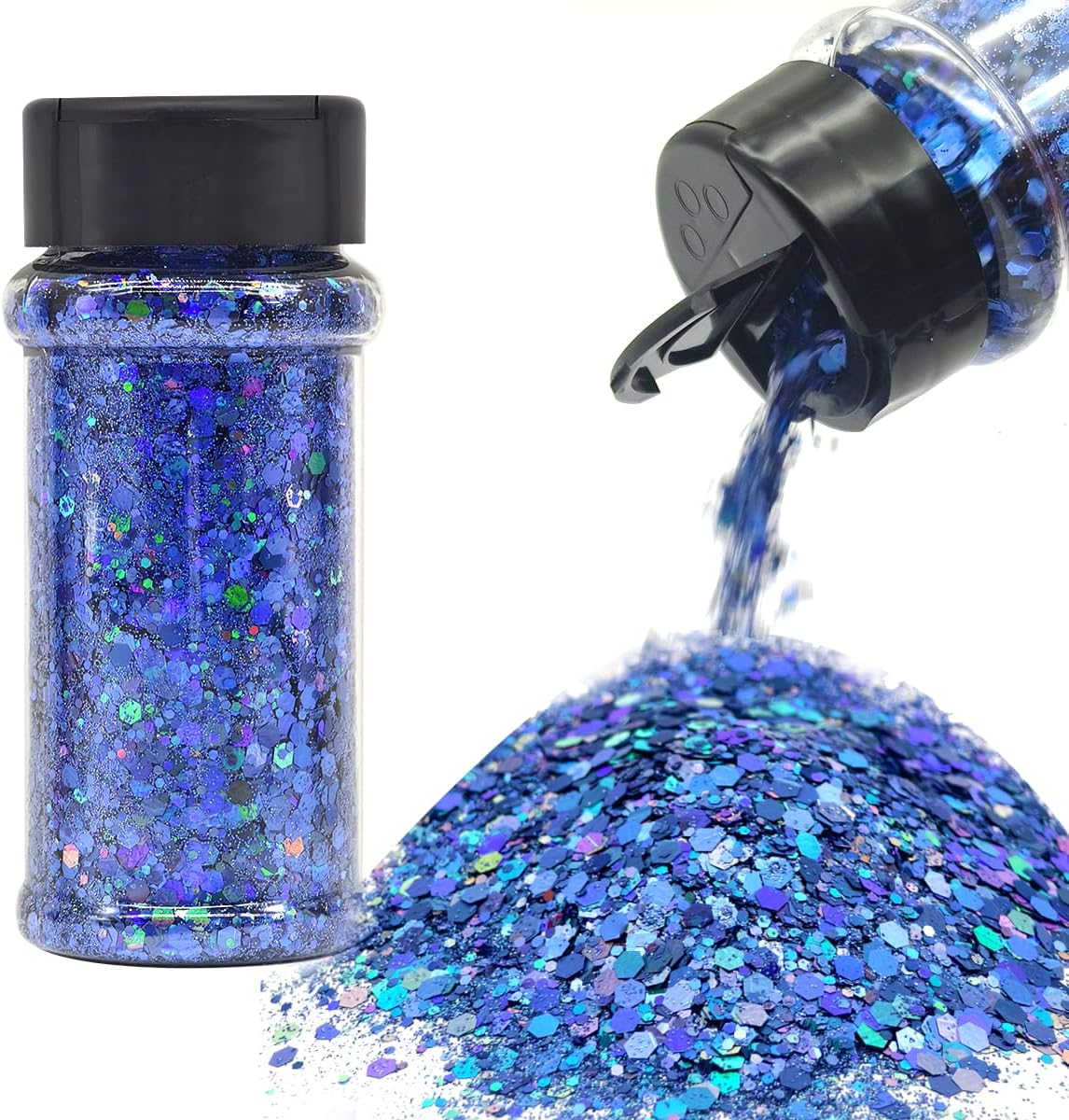 Amazon.com: Royal Blue - Holographic - Craft Glitter - 2oz Glitter ...