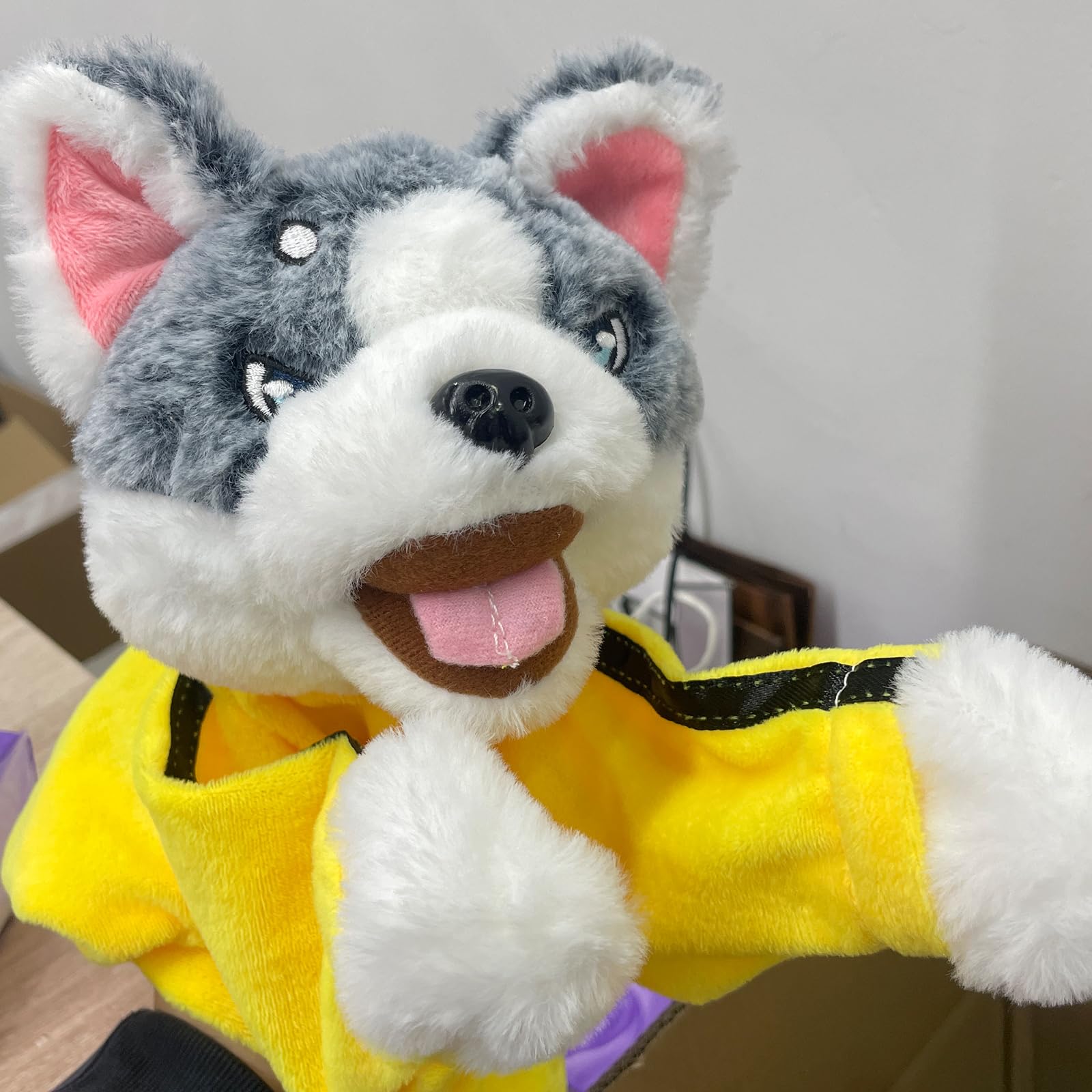 Kids Punching Bag Kung Fu Husky, Punching Puppet, Dog Hand Puppet ...