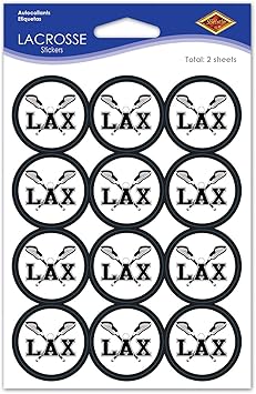Amazon.com: Beistle Lacrosse Stickers : Arts, Crafts & Sewing