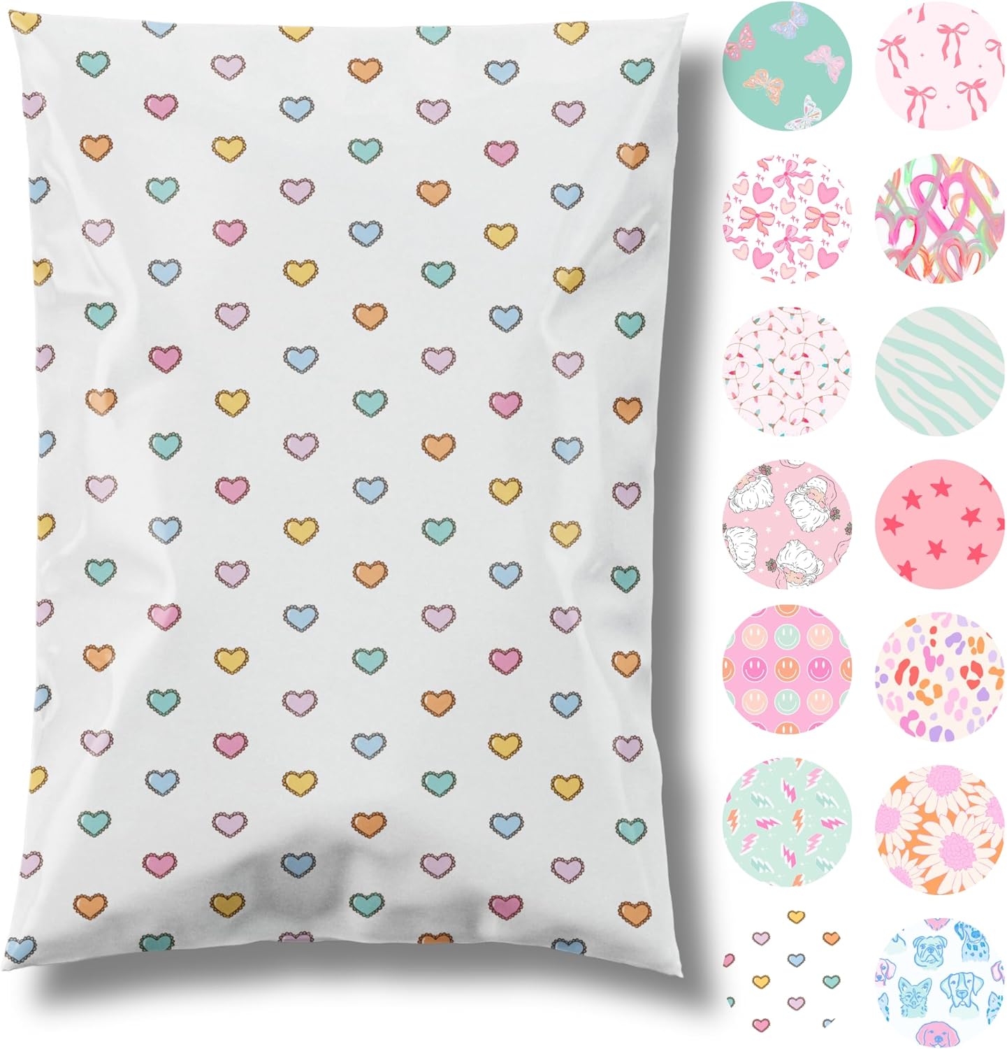 Amazon.com : Pretty Package Store 6x9 Designer Poly Mailer 100 Pack ...