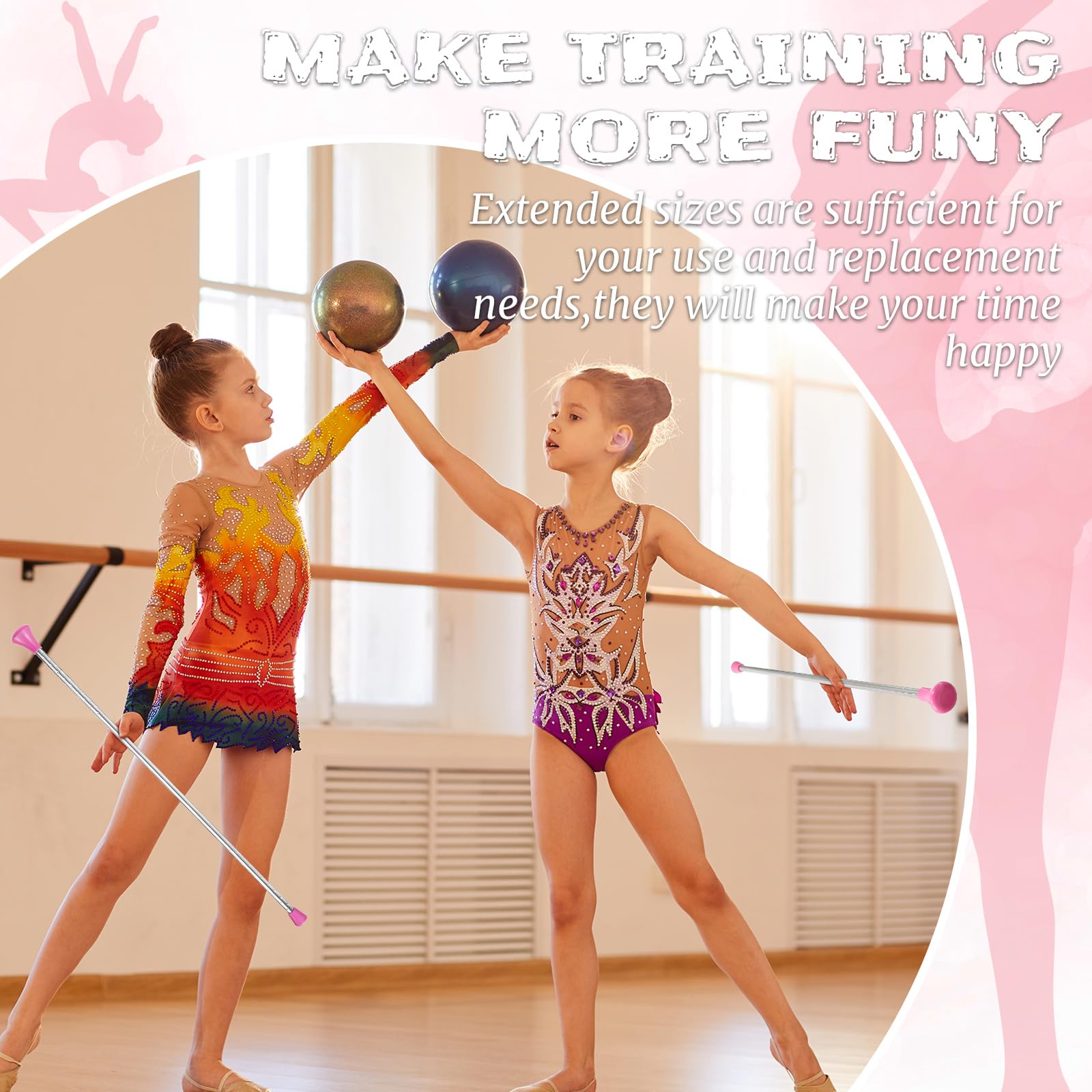Snapklik.com : Leyndo Twirling Baton Unisex Kids Gymnastics Dance Baton ...