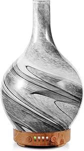 Amazon.com: Porseme 100ml Essential Oil Diffuser Glass Color Changing ...