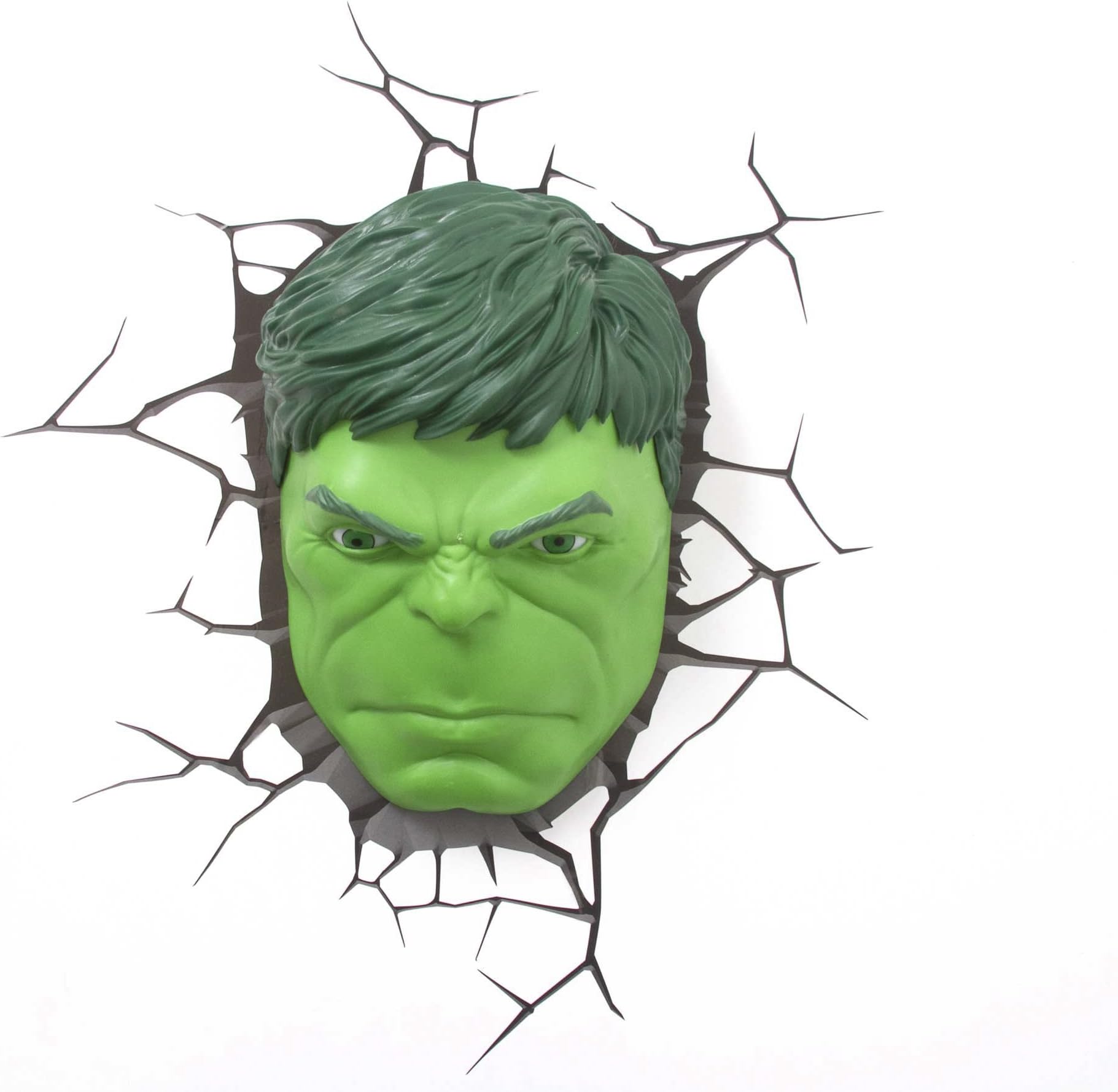 3D Light FX Marvel Hulk Fist 3D Wall Light, Green : Amazon.co.uk: Lighting