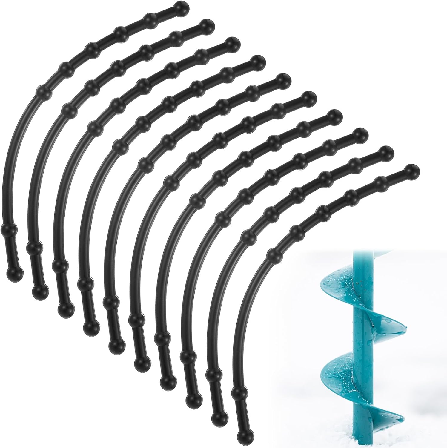 Amazon.com: Pangda 10 Pcs Rubber Guard Strap Power Blade Protectors Ice ...