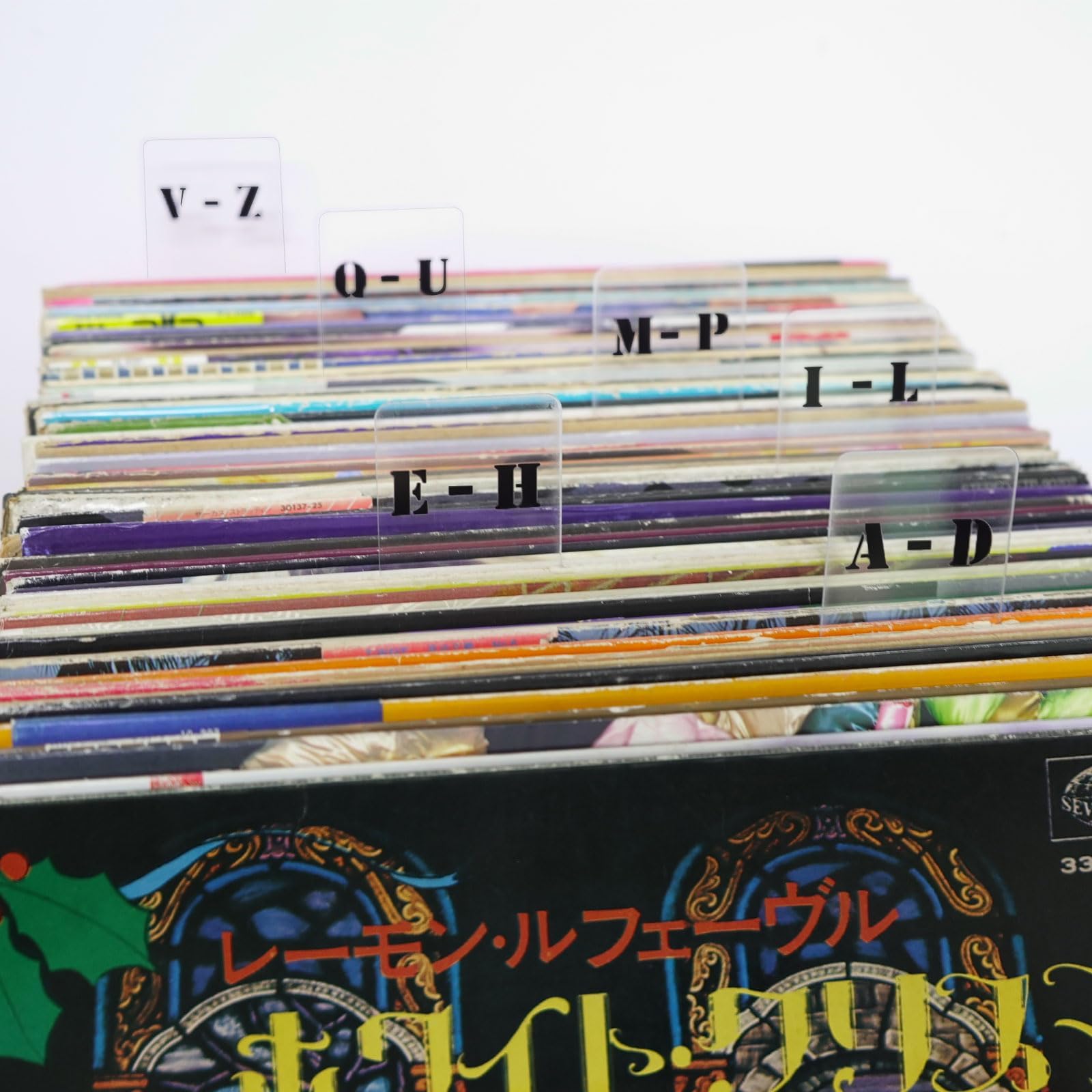 Amazon.com : MayRecords 6 pcs Vinyl Record Dividers A-Z Vertical ...