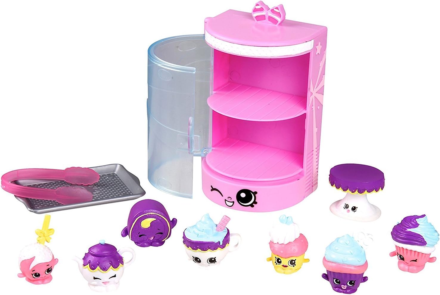 Amazon.com: Shopkins Food Fair Cupcake Theme Pack Style Playset : Toys ...