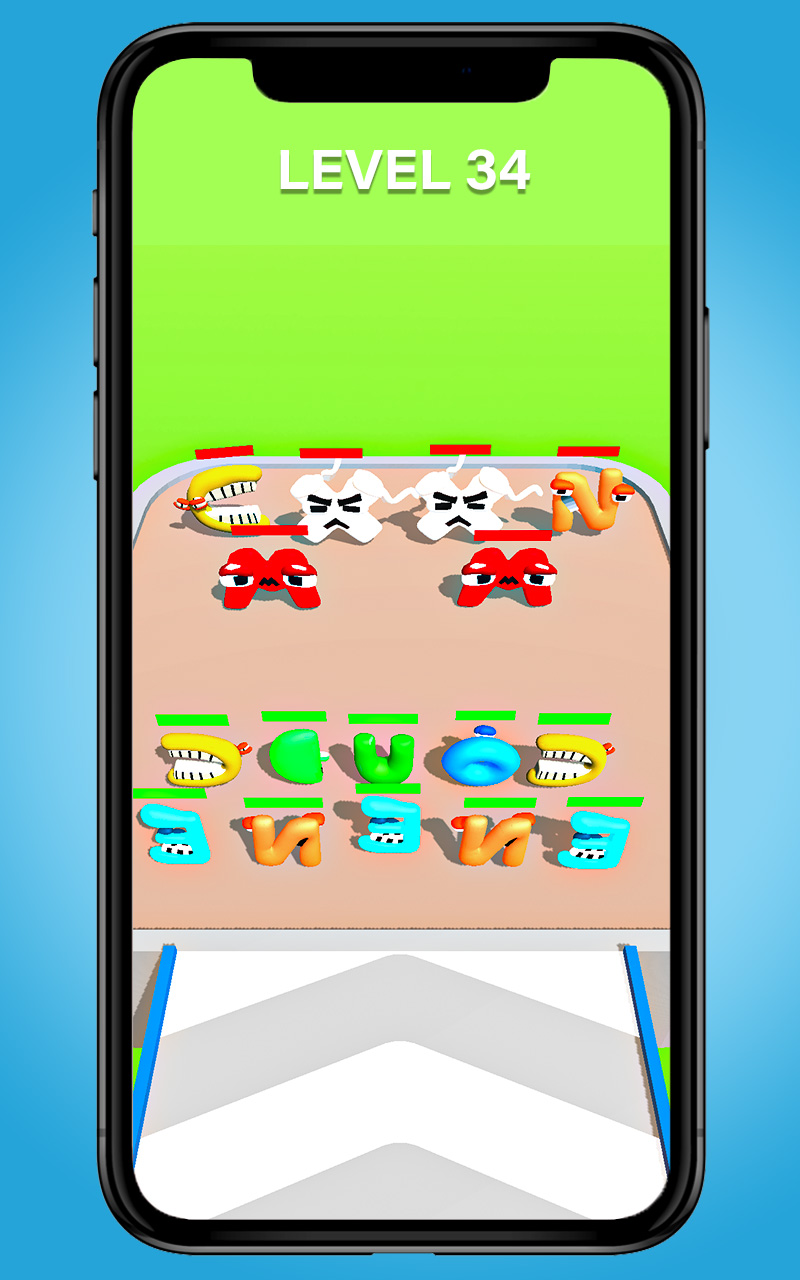 Alphabet Monster Merge Master: ABC Lore Run Merge & Fight 3D - Letter ...