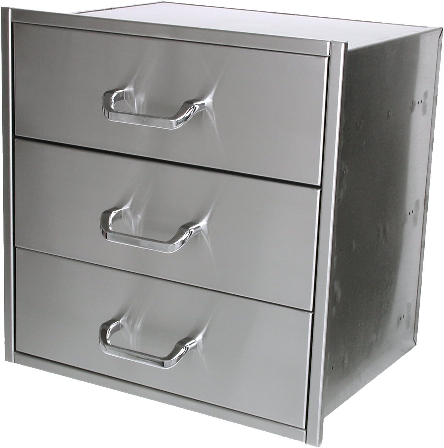 Amazon.com : Solaire Wide/Shallow Stainless Steel Drawer Set for Built ...