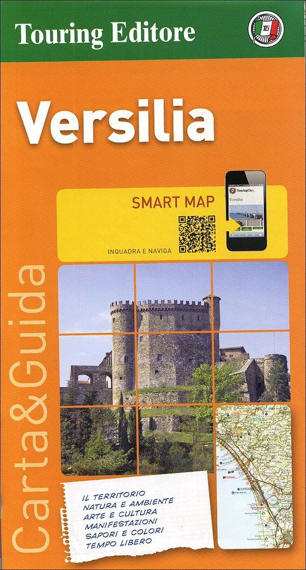 Versilia Regional Map TCI 1:175K (English and Italian Edition): Touring ...