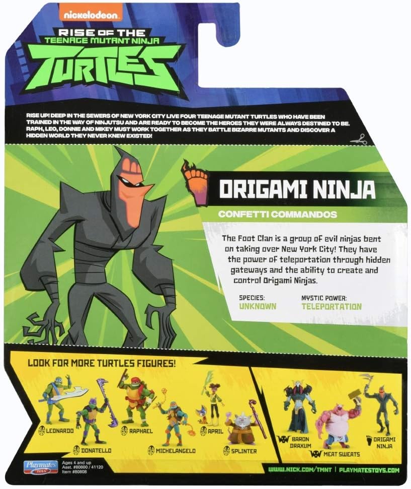 Teenage Mutant Ninja Turtles TUAB0600 The Rise Nina Confetti Commandos ...