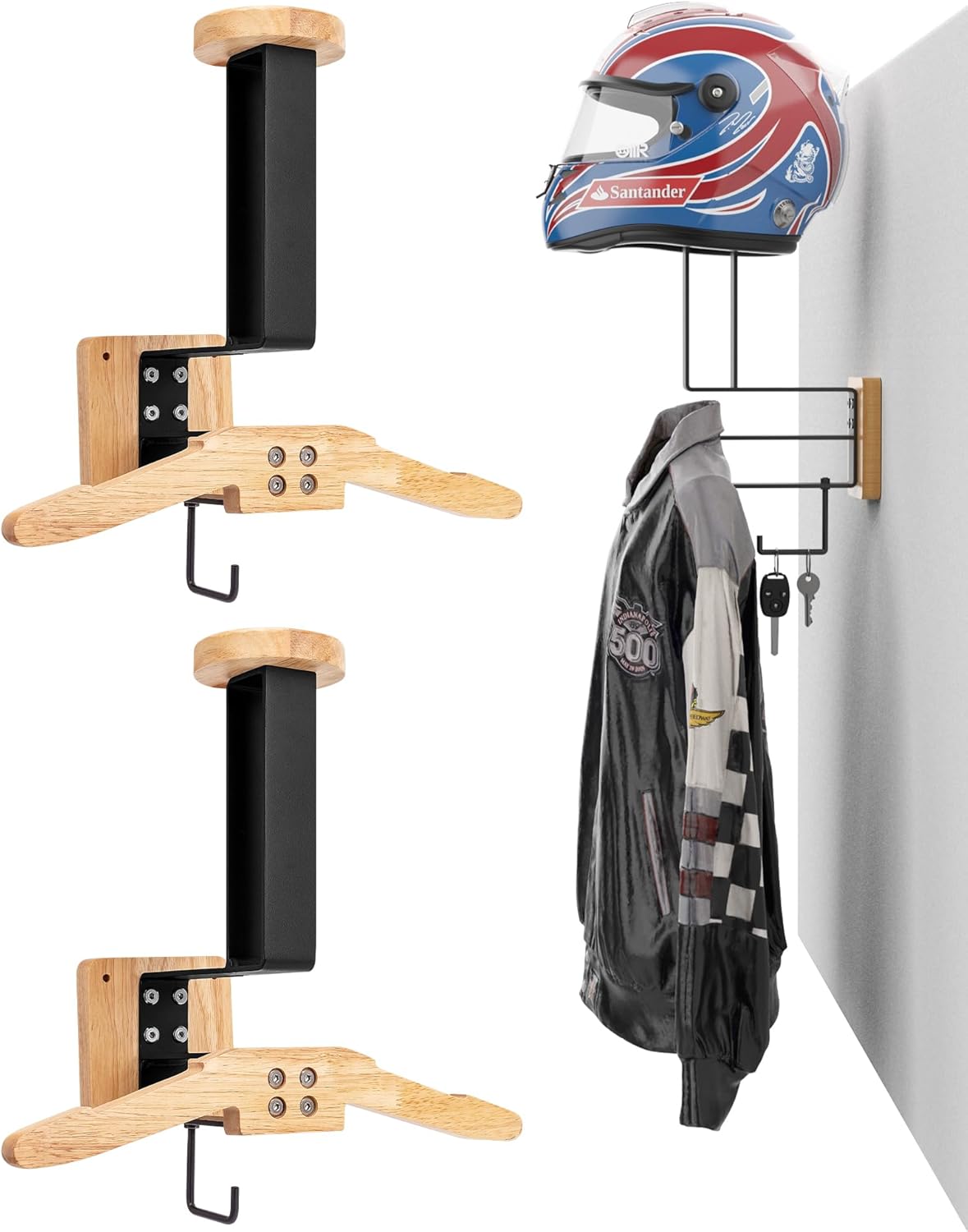 Amazon.com: LIFXIZE Motorcycle Helmet Holder, Tactical Gear Holder with ...