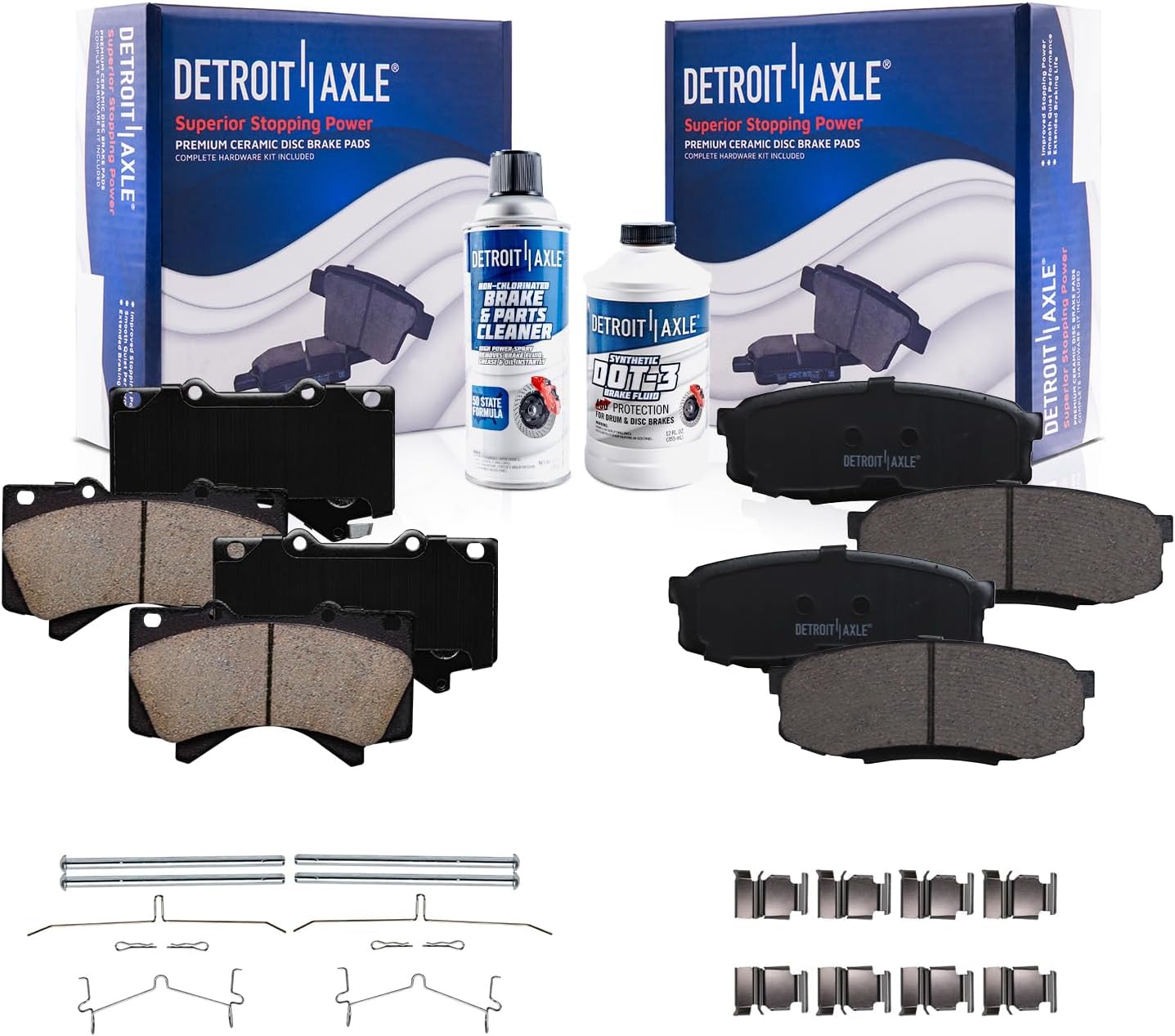 Amazon.com: Toyota Genuine Parts 044650C020 Front Brake Pad Set ...