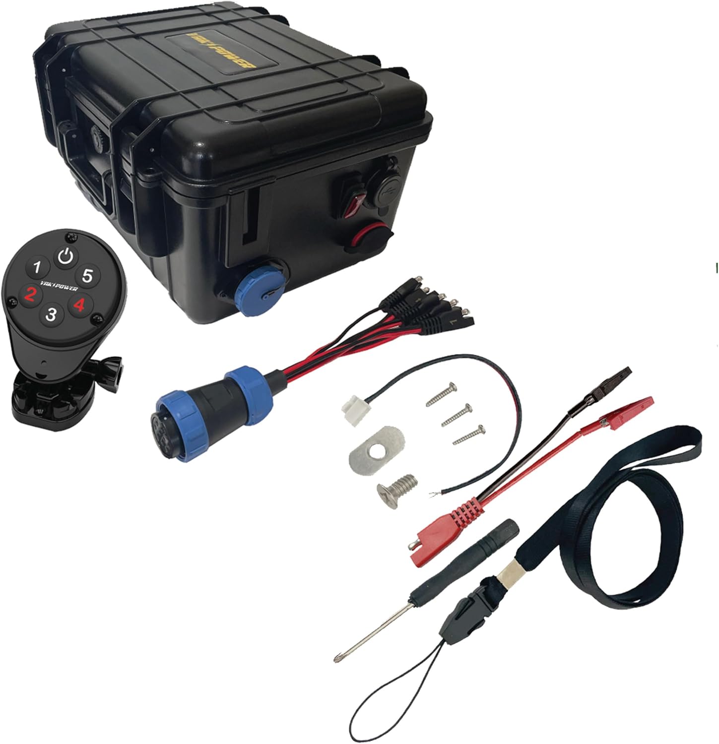 Amazon.com: Yak Power | Portable Power Station | Integrated 5 Circuit ...