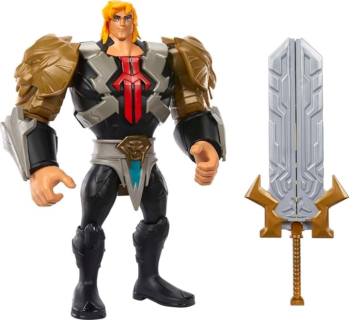 Amazon.com: Masters of the Universe and He-Man Figure Deluxe Large He ...