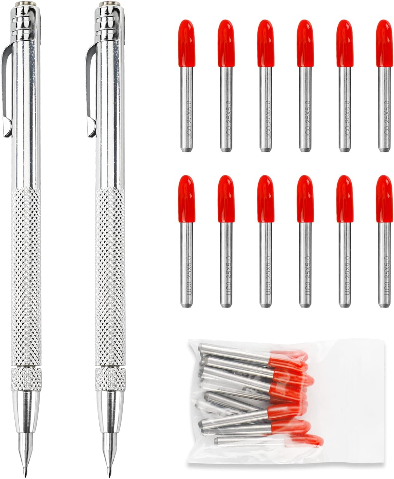 Amazon.com: Fashionclubs 6" Tungsten Carbide Scribe And Etching Pen ...