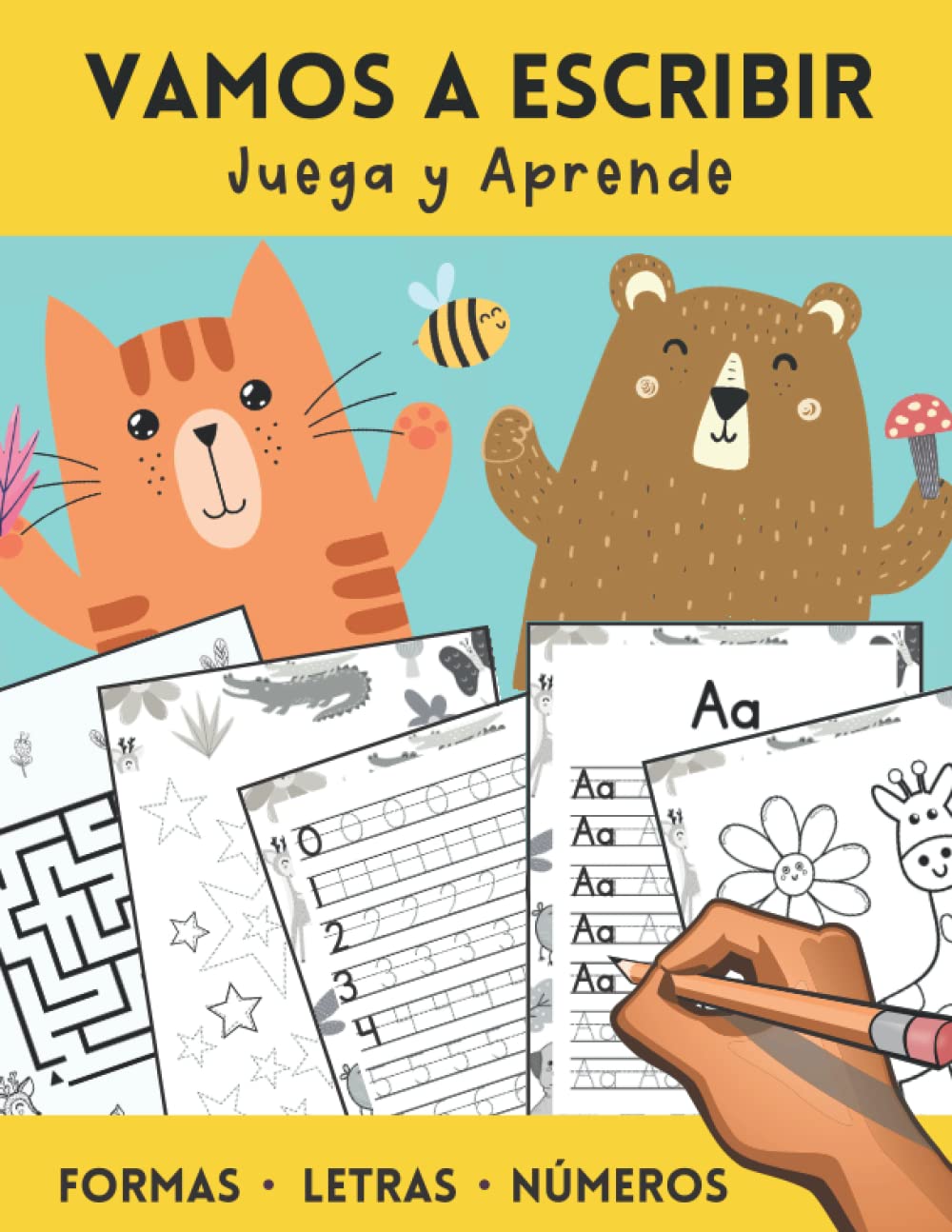 Buy Vamos a Escribir. Juega y Aprende. Formas, Letras y Números: Libros ...