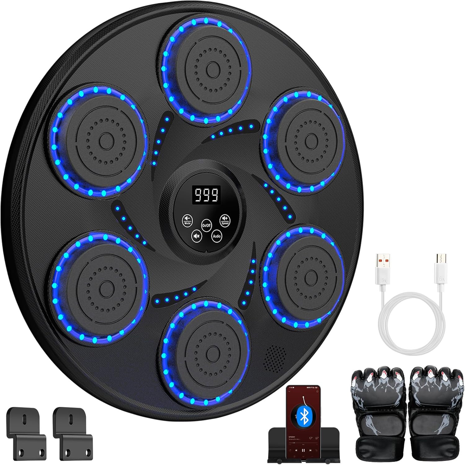 Amazon.com : POWGD Music Boxing Machine for Adults and Kids,Smart ...