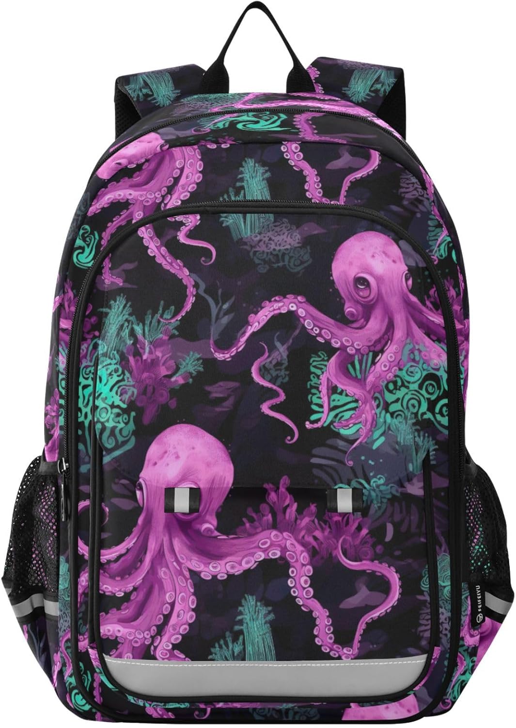 Amazon.com | CHSIN Aqua Sea Octopus School Backpack for Girls-Boys ...