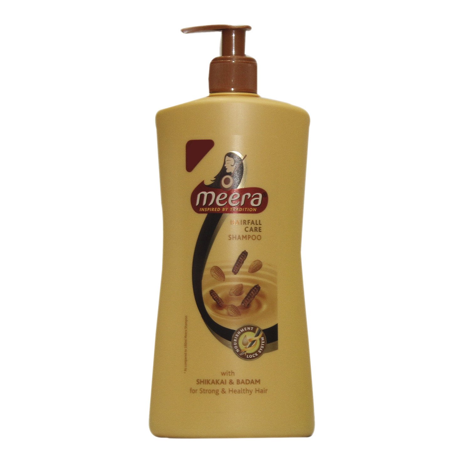 Buy Meera Shampoo - Shikakai and Badam, 650ml Bottle Online at Low ...