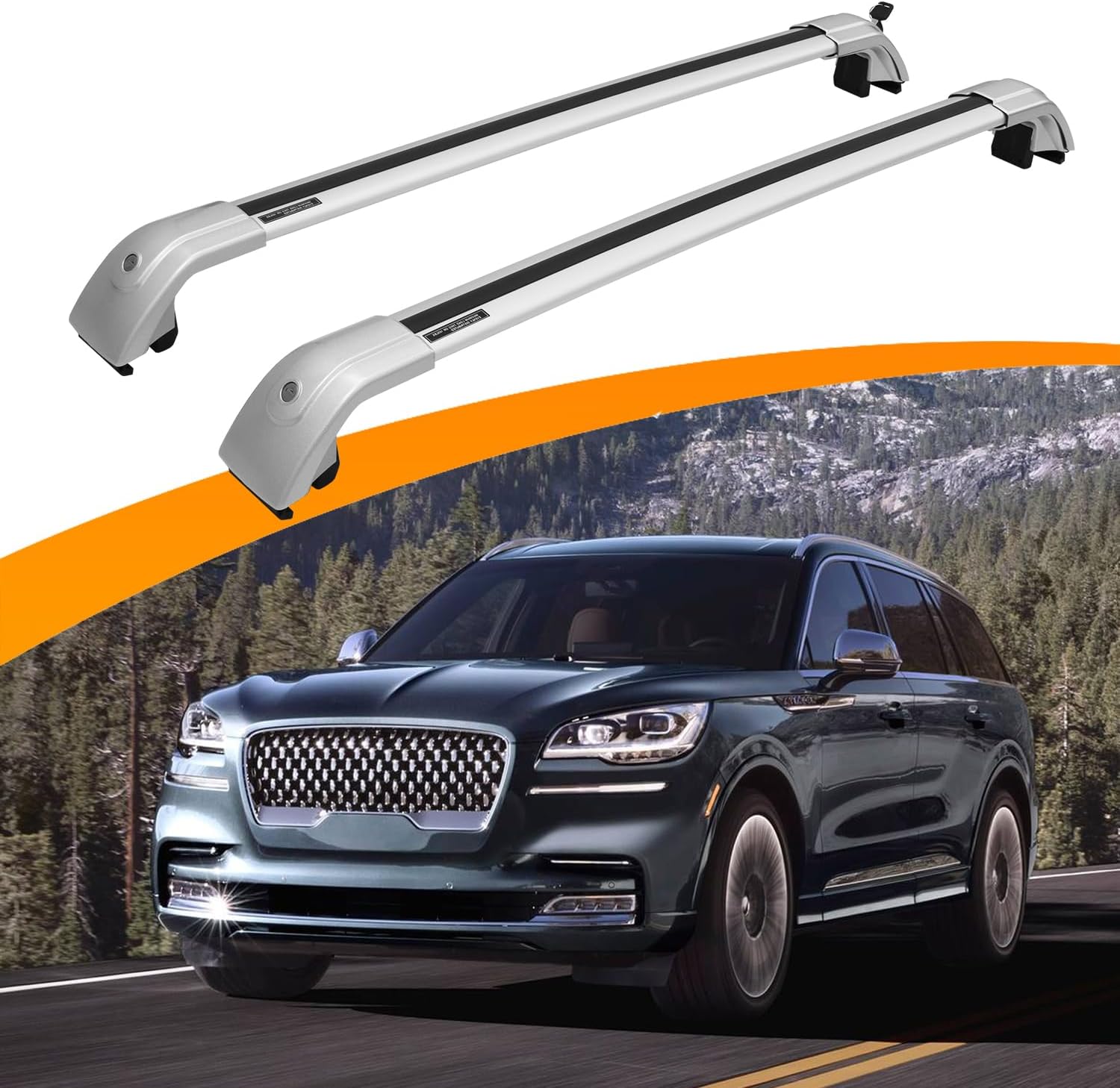Amazon.com: Snailfly Roof Rack Cross Bars Fit for 2019-2025 Lincoln ...