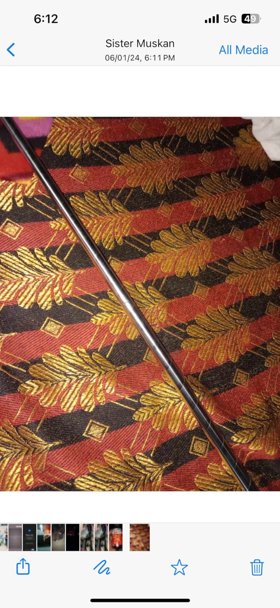 Buy Zelvi Silver Appearing Cane Metal Steel Professional Trick Prop ...