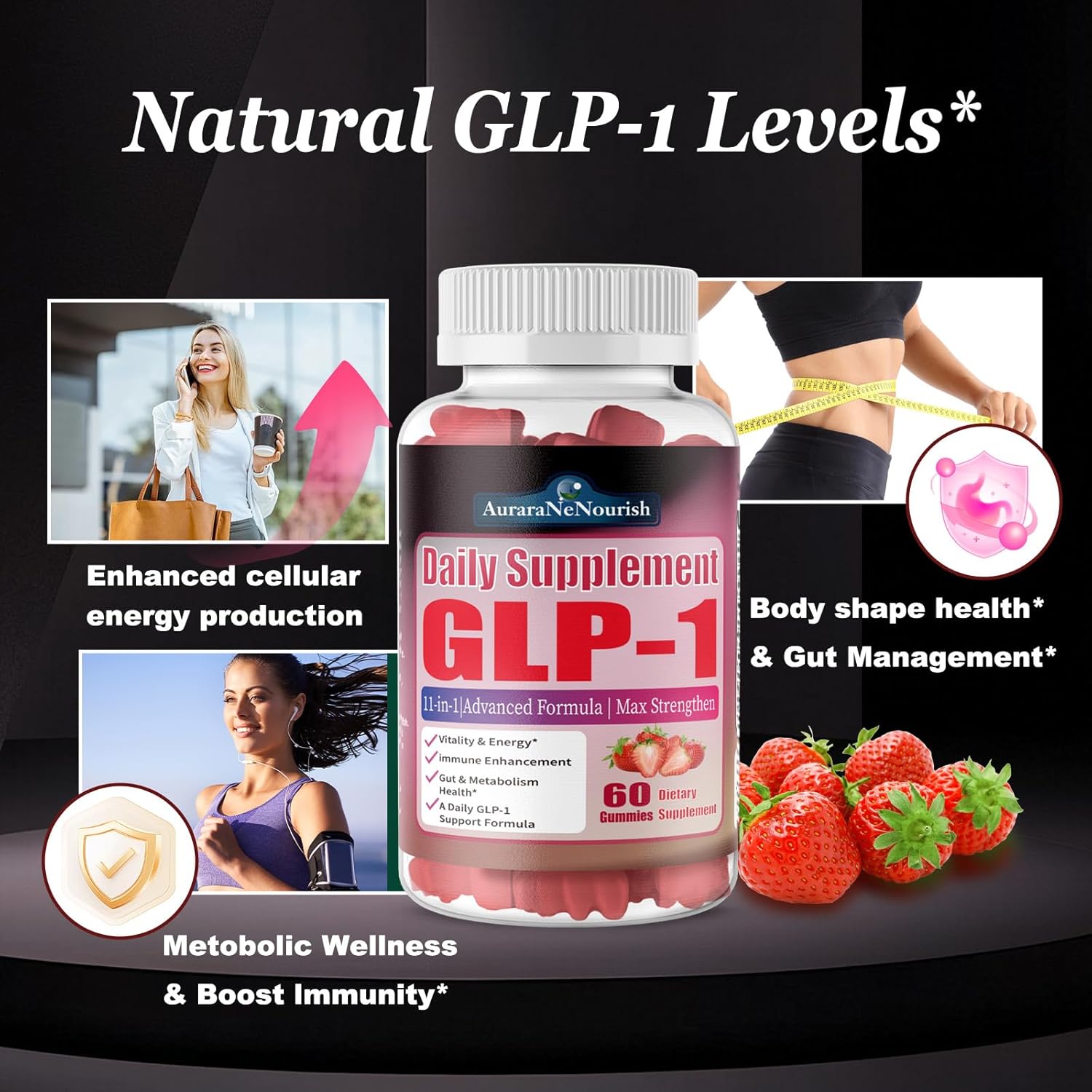 2 Pack GLP-1 Supplement for Women & Men, Sugar Free Sri Lanka | Ubuy