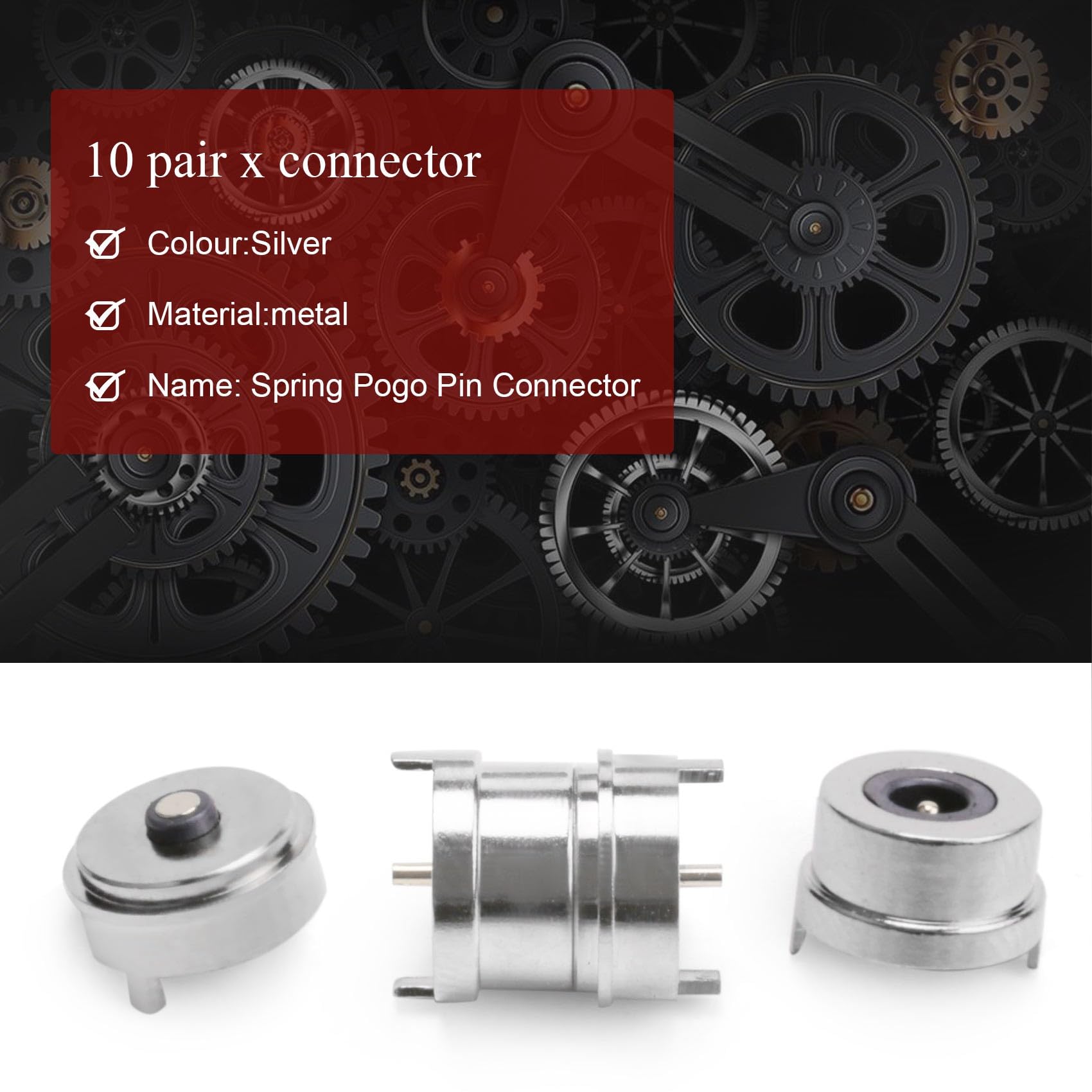 Snapklik.com : Magnet Spring-Loaded Pogo Pin Connector Single Spring ...