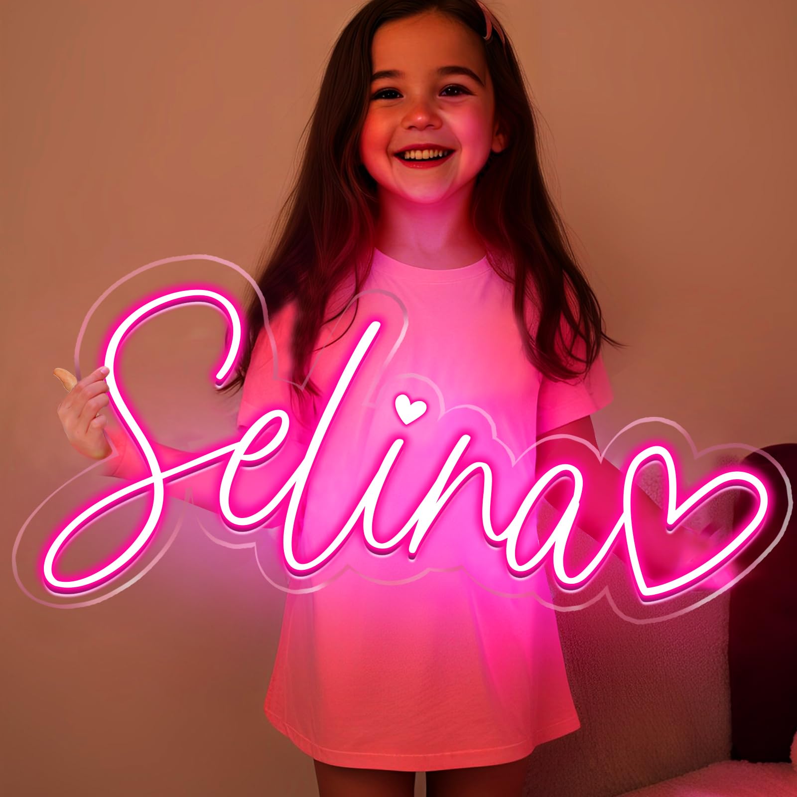 Amazon.com : Custom Neon Signs for Kids Name Sign - Neon Sign ...